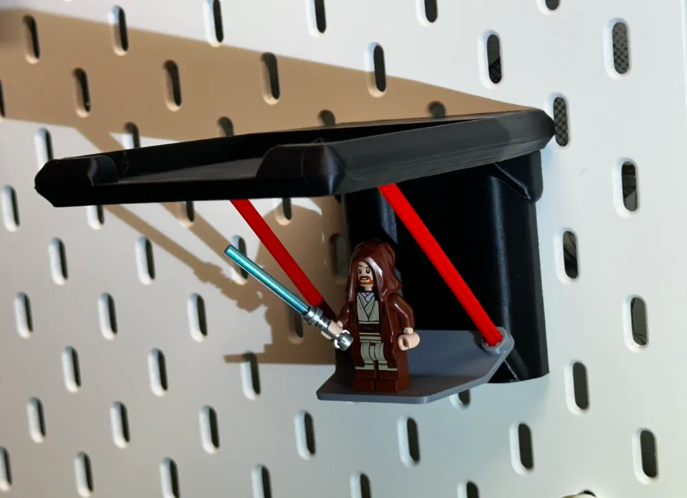 LEGO helmet wall mount, (IKEA SKÅDIS or wall) by Oliver - MakerWorld