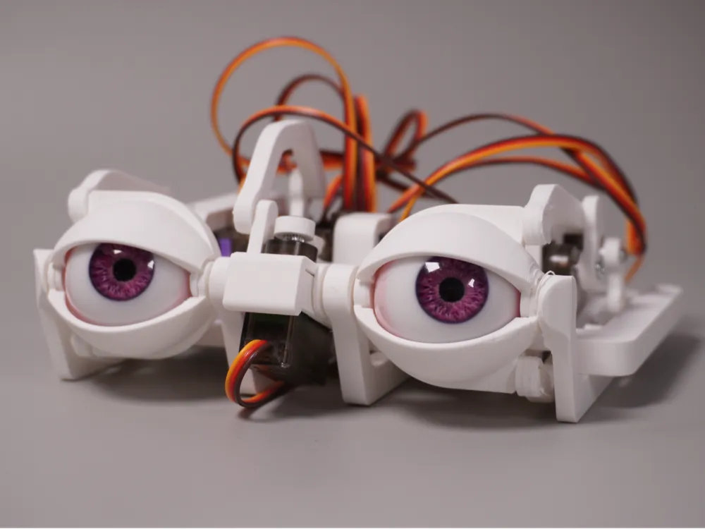 Animatronic Eye Mechanism ε3.2 - Free 3D Print Model - MakerWorld