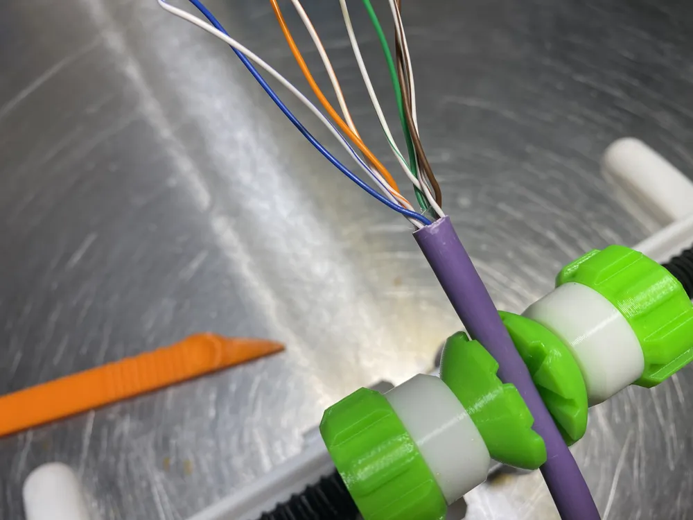 Cat6 RJ45 UTP Cable Untwist Tool Short Version - Free 3D Print Model ...