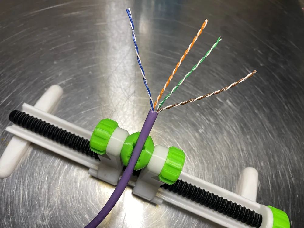 Cat6 RJ45 UTP Cable Untwist Tool Short Version - Free 3D Print Model ...