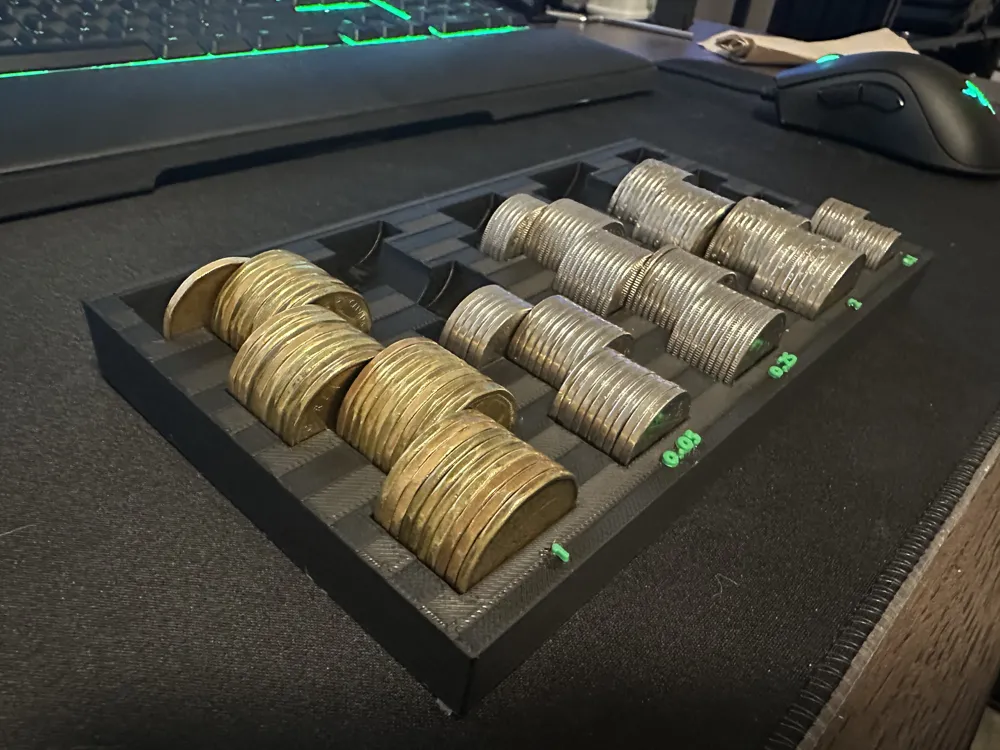 CAD coin counter - Free 3D Print Model - MakerWorld