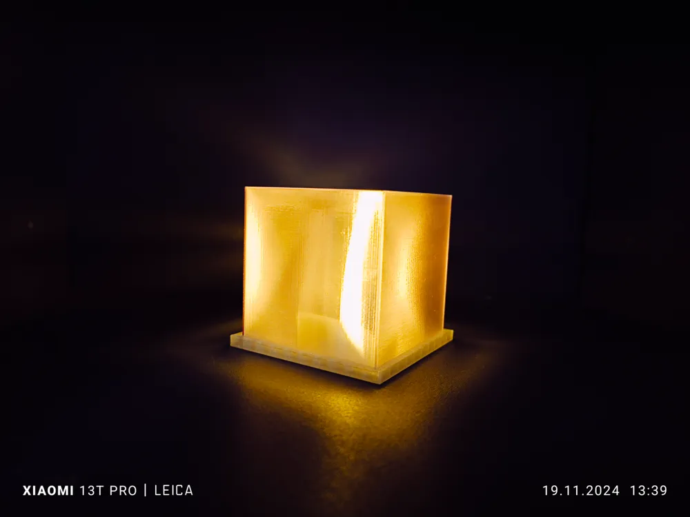 Frostbite Qube - petg - translucent by AB-Creative MakerWorld: Download Free 3D Models