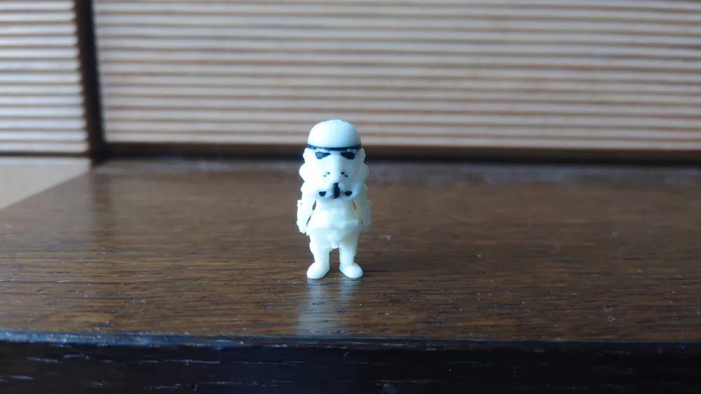 Mini Stormtrooper with coloured helmet AMS 3cm Remixed by To-Bi ...