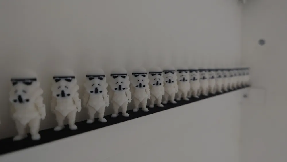 Mini Stormtrooper with coloured helmet AMS 3cm Remixed by To-Bi ...