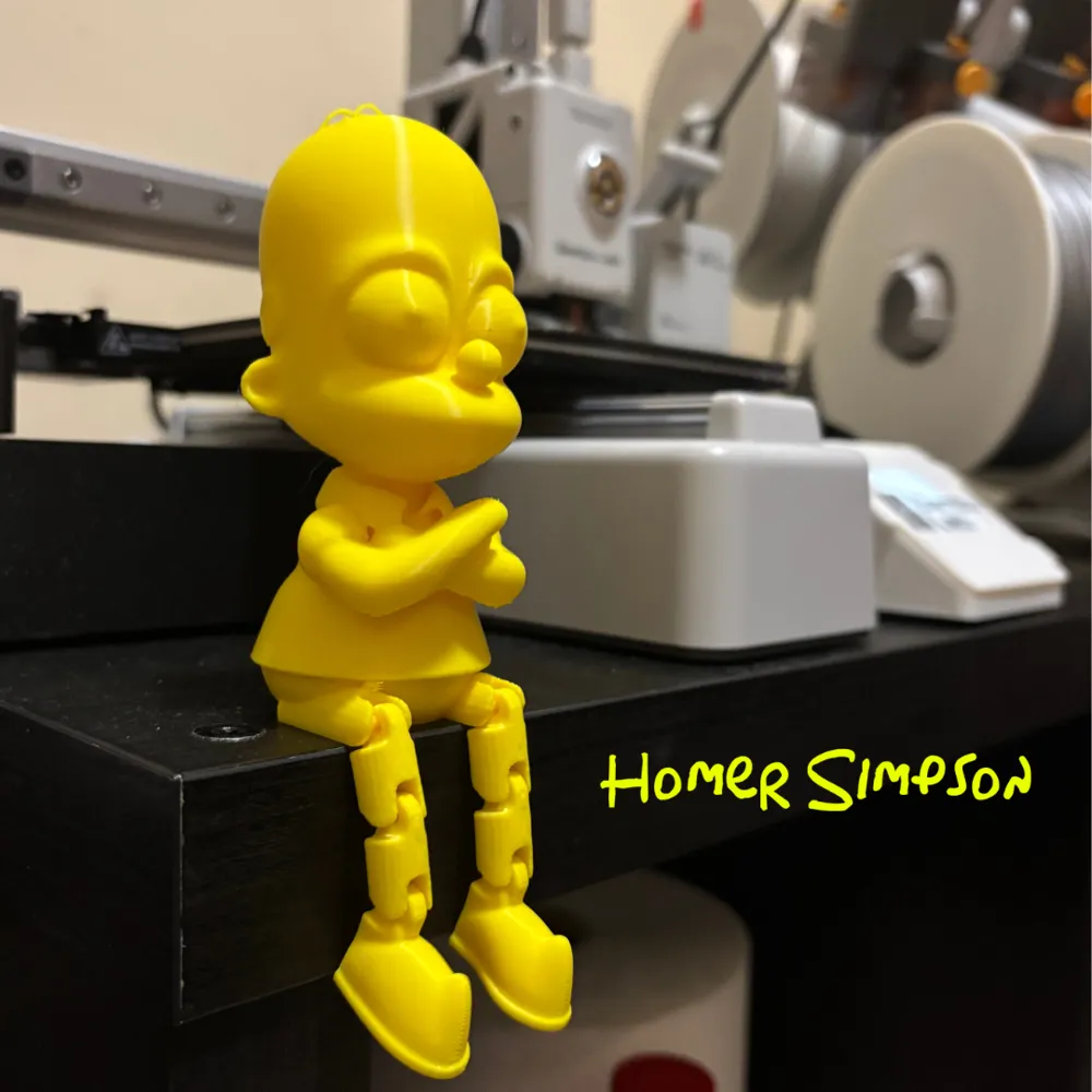 Homer Simpson - The Simpson - Free 3D Print Model - MakerWorld