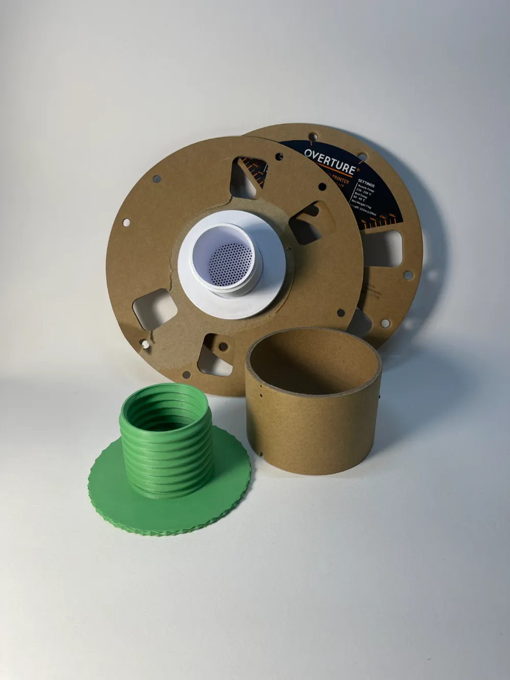 Recyclable Cardboard Spool Reuse with silica by FlowLab Studio ...