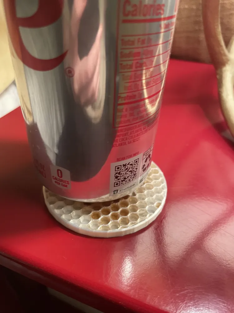 Honeycomb Coaster - Free 3D Print Model - MakerWorld