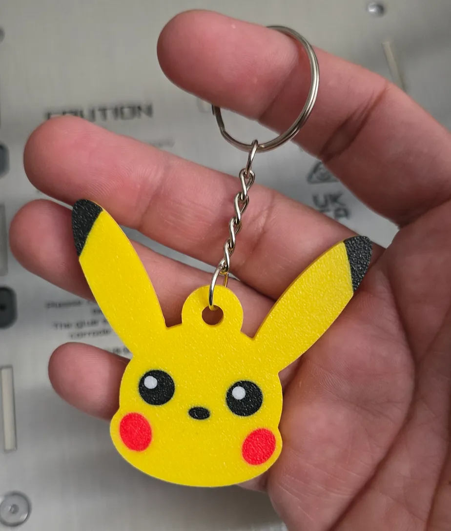Tinkermon Pikachu Pokemon Keychain by Panic Driven - MakerWorld