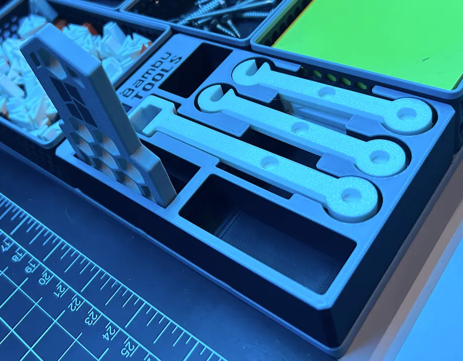 Bambu Tool Set Holder - 3 Versions - FLAT BOTTOM - Free 3D Print Model ...