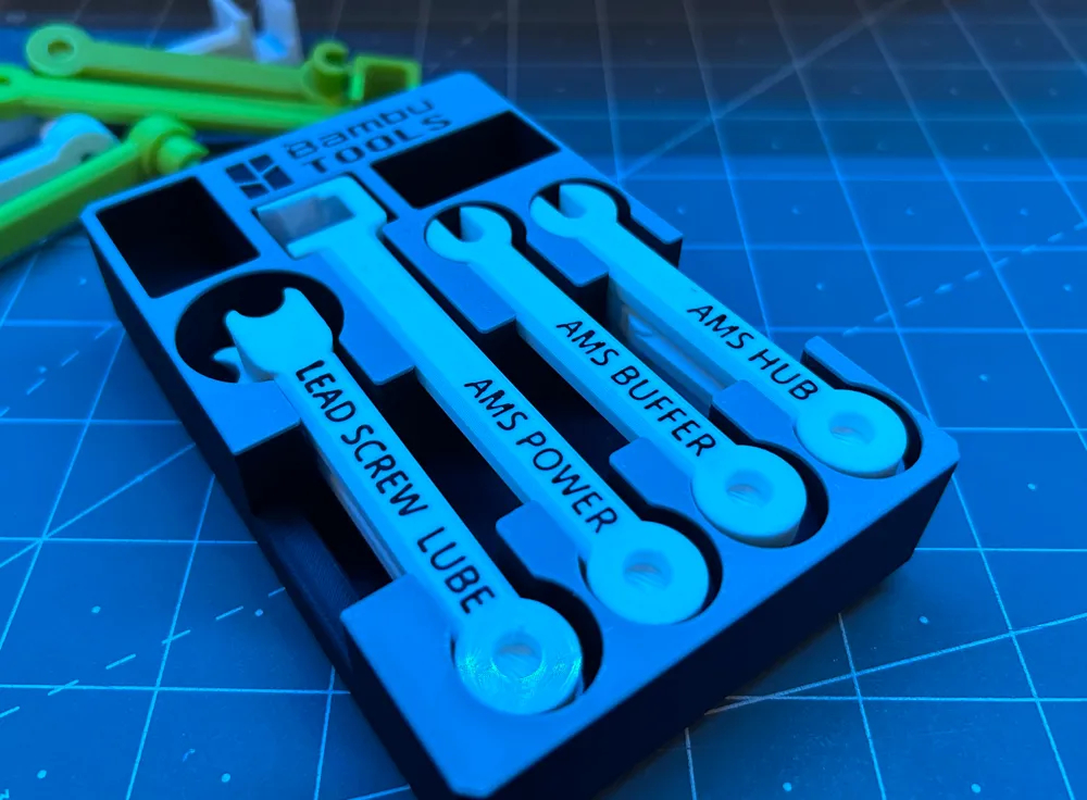 Bambu Tool Set Holder - 3 Versions - FLAT BOTTOM - Free 3D Print Model ...