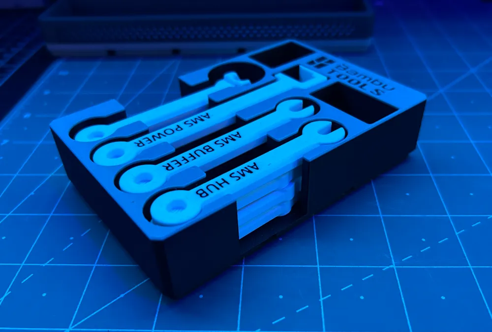 Bambu Tool Set Holder - 3 Versions - FLAT BOTTOM - Free 3D Print Model ...