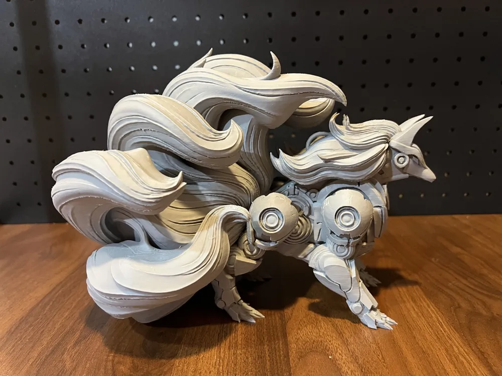 Mecha Pokémon Serie — Ninetales Mecha-Flammenstatue von AT62 MakerWorld ...