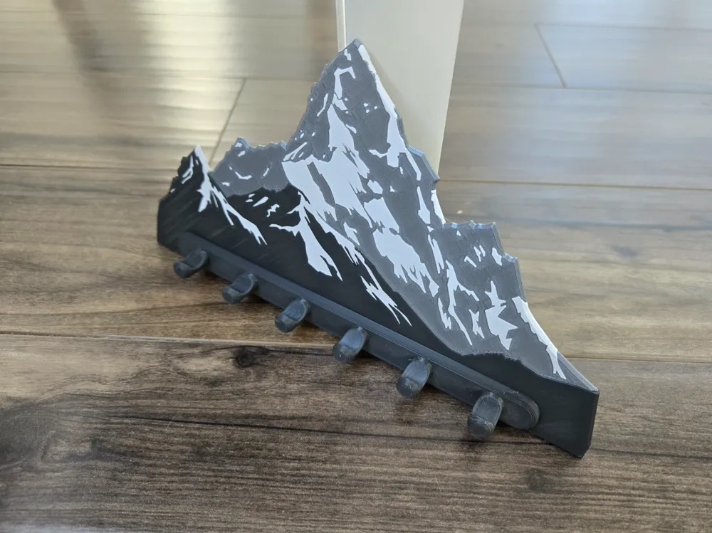 Mountain Key Holder/Hanger by TarasTech MakerWorld: Download Free 3D Models