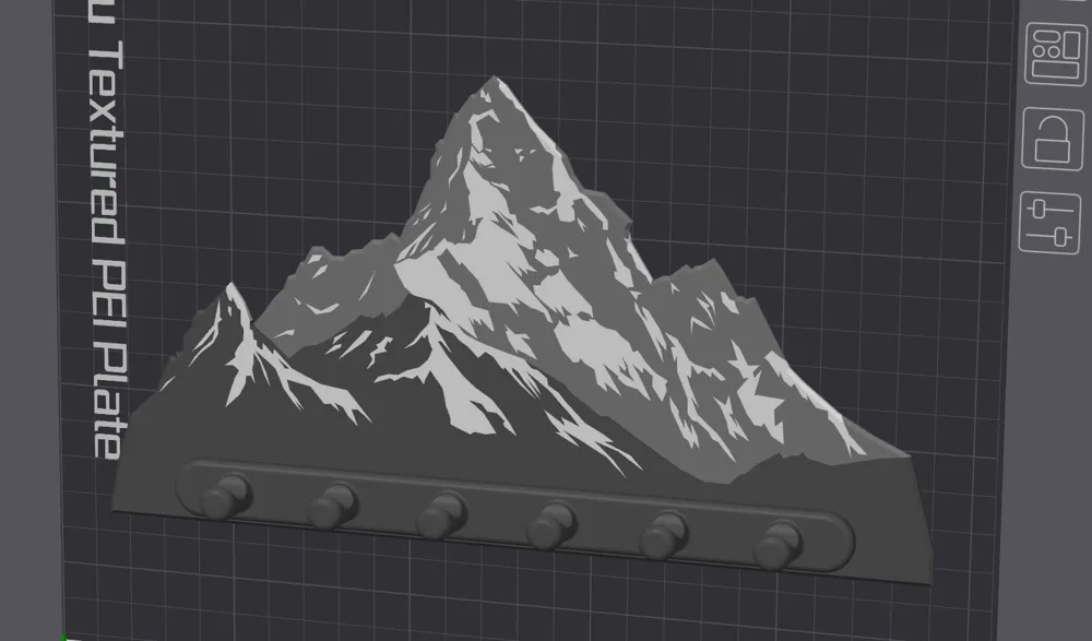Mountain Key Holder/Hanger - Free 3D Print Model - MakerWorld