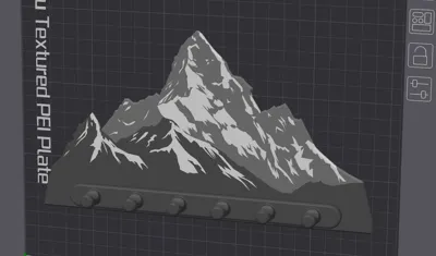 Mountain Key Holder/Hanger by TarasTech MakerWorld: Download Free 3D Models