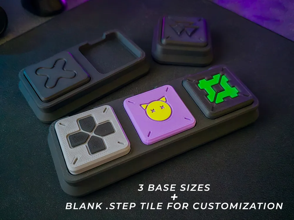 Magnetic Fidget Tiles – Snap & Slide Set - Free 3D Print Model - MakerWorld