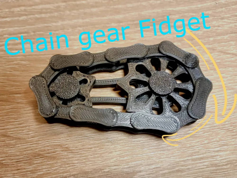 Chain Fidget - Free 3D Print Model - MakerWorld