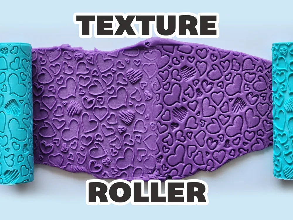 Texture Roller V218 | Valentines Day VIII - Free 3D Print Model ...