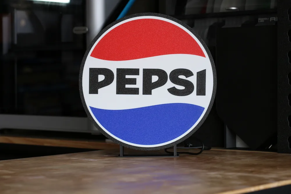 Pepsi Logo Soft Drink LED Light Box by The 3D Print Smiths MakerWorld ...