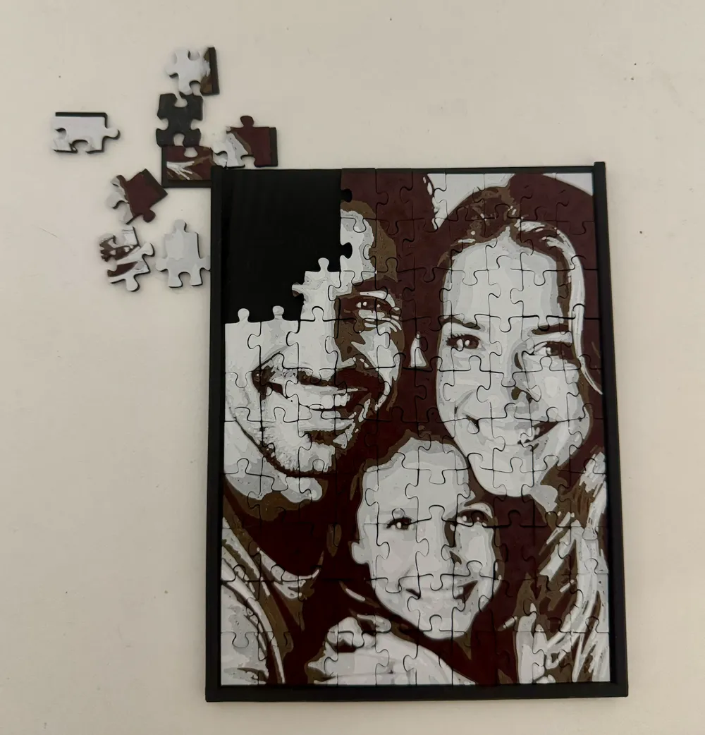Customizable Puzzle 100pcs Set - Vertical - Free 3D Print Model ...