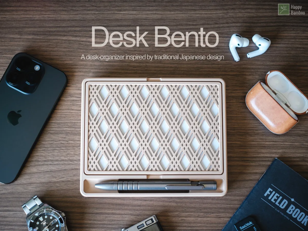(Organizer) Desk Bento Box - Free 3D Print Model - MakerWorld