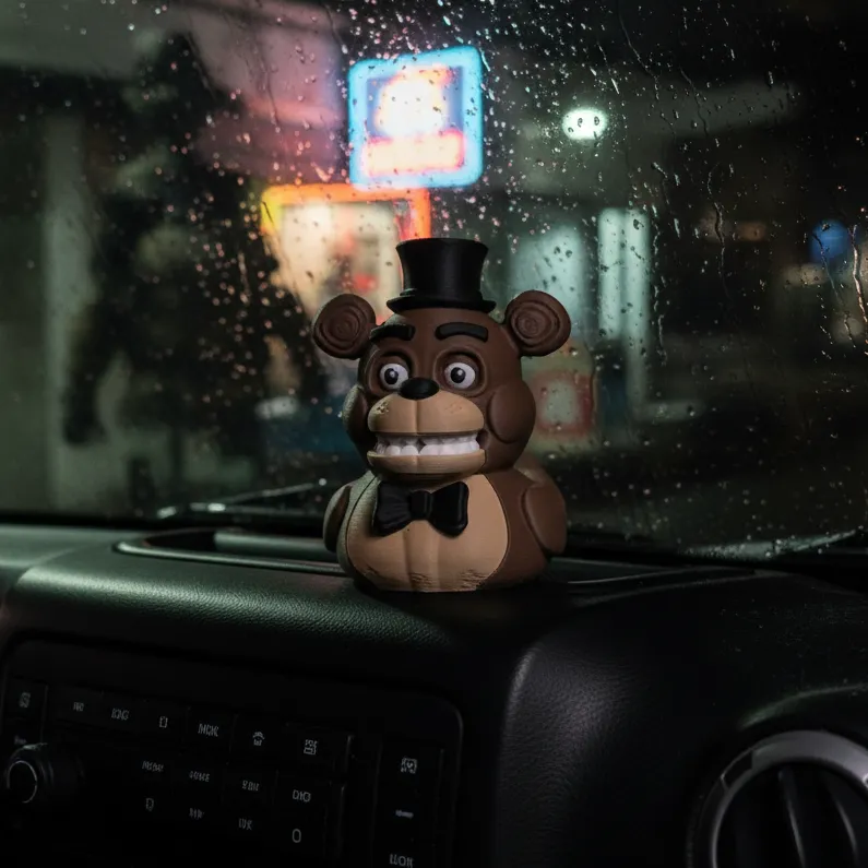 FNAF Freddy Fazbear Rubber Duck Ducky Game Toy by johnnyTbird ...