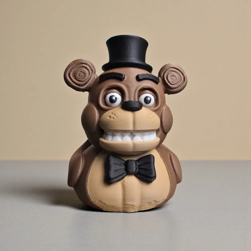 FNAF Freddy Fazbear Rubber Duck Ducky Game Toy by johnnyTbird ...