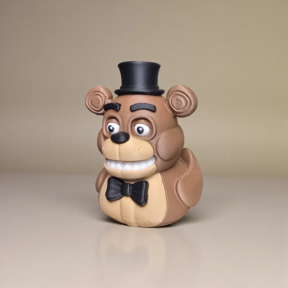 FNAF Freddy Fazbear Rubber Duck Ducky Game Toy by johnnyTbird ...
