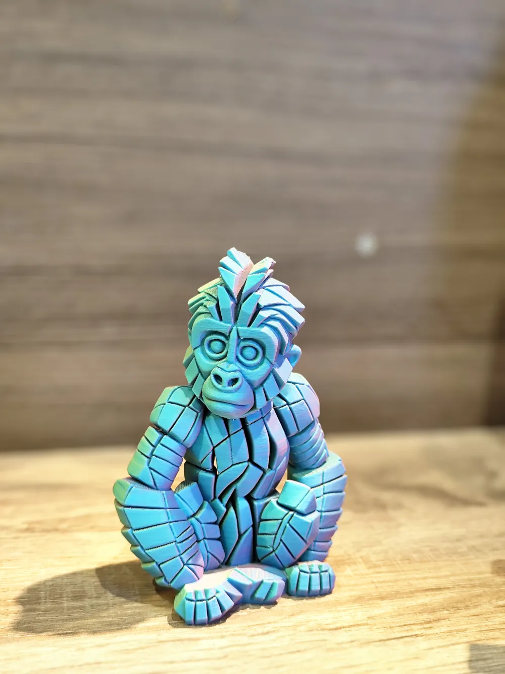 Stone Baby Gorilla Statue by MY LIGHT MakerWorld: Download Free 3D Models
