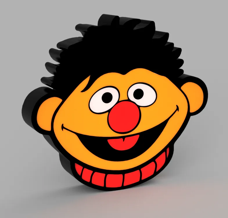 Ernie LED Lamp by BeeTee 3D MakerWorld: Download Free 3D Models