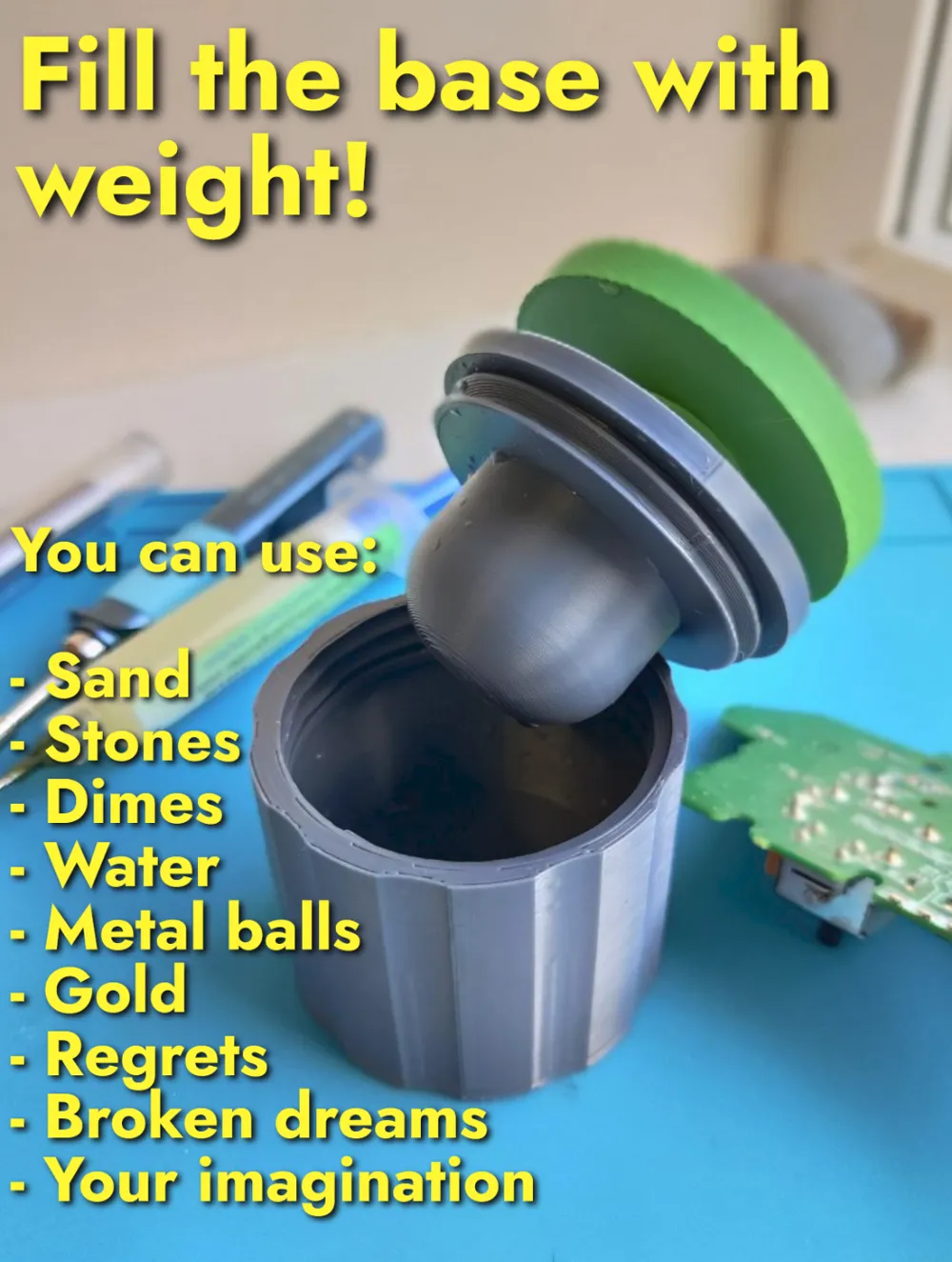 PCB clamp holder (weighted) by PriscoRulez - MakerWorld