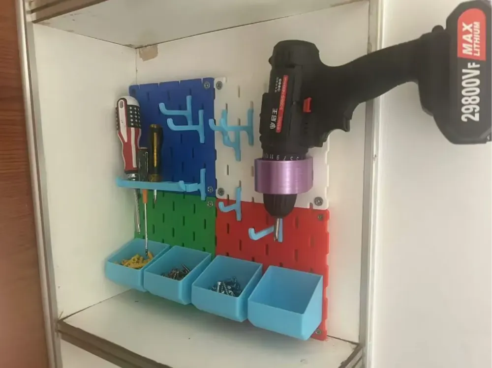 IKEA pegboard, printable for A1 mini Remixed by Timwww - MakerWorld