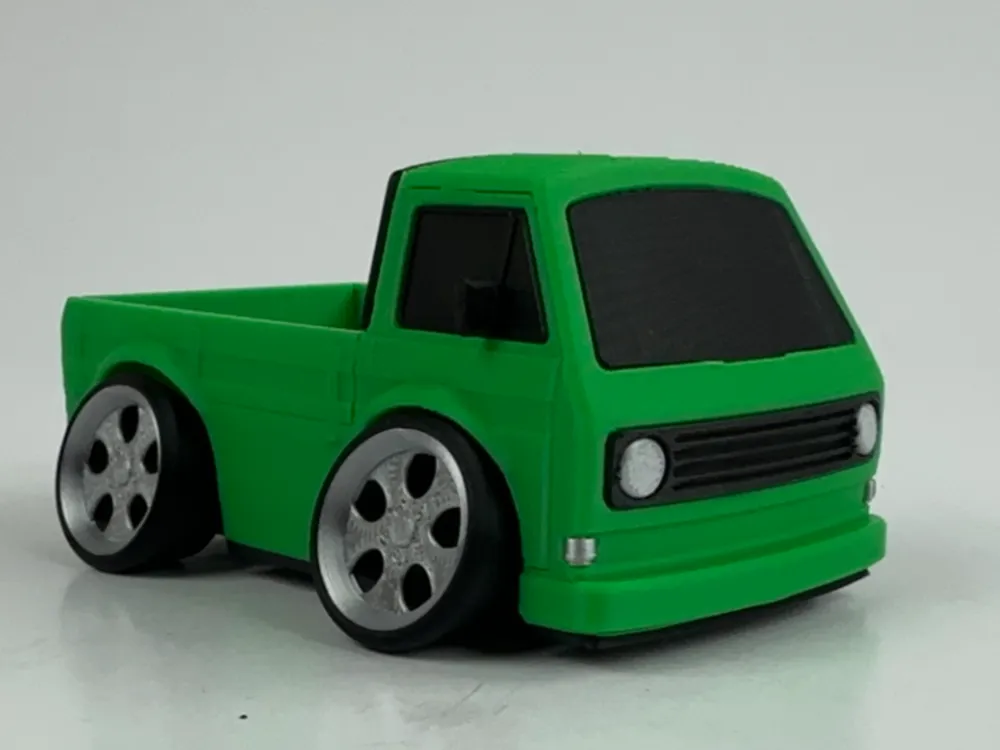Tooned VW T3 Pickup - Free 3D Print Model - MakerWorld