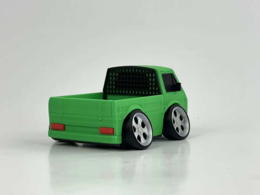 Tooned VW T3 Pickup - Free 3D Print Model - MakerWorld