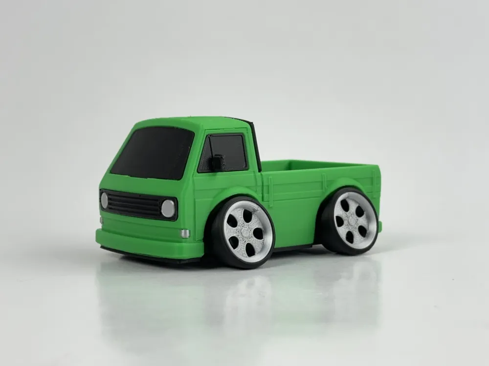 Tooned VW T3 Pickup - Free 3D Print Model - MakerWorld