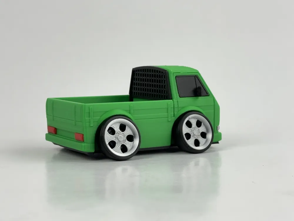 Tooned VW T3 Pickup - Free 3D Print Model - MakerWorld
