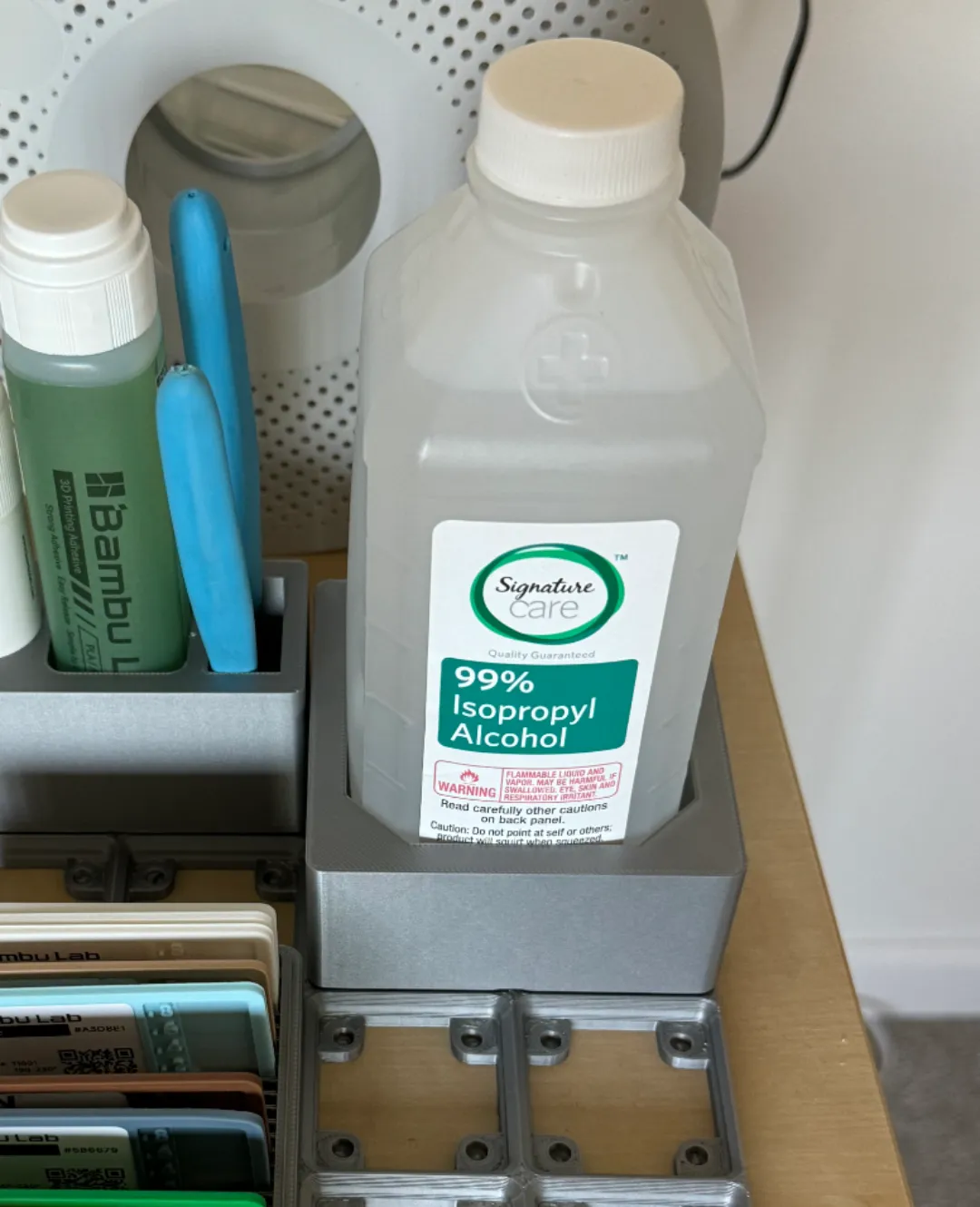 Gridfinity Isopropyl Bottle Holder - Free 3D Print Model - MakerWorld