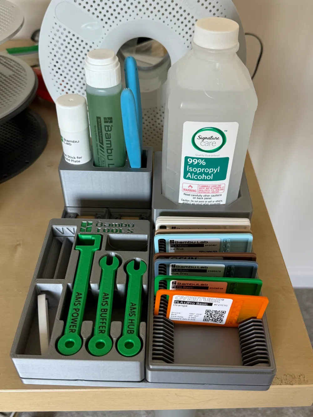 Gridfinity Isopropyl Bottle Holder - Free 3D Print Model - MakerWorld