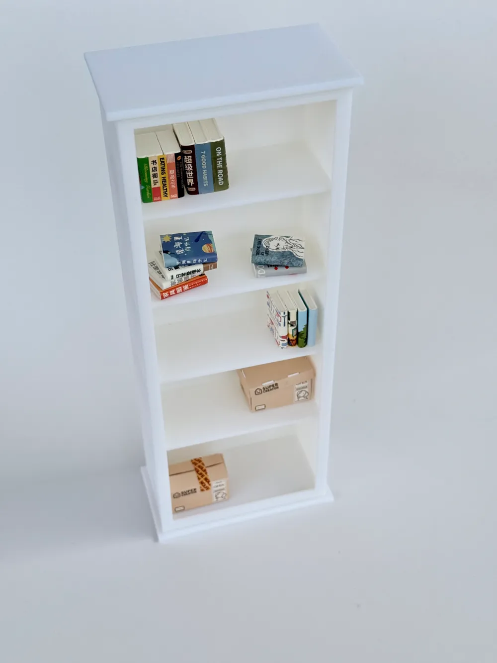 1:6 Scale doll house bookshelf by Printed a mini - MakerWorld
