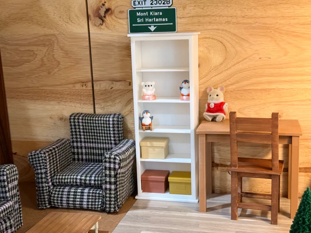 1:6 Scale doll house bookshelf by Printed a mini - MakerWorld