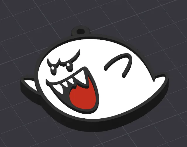 Teresa Boo Ghost NFC Keychain - Free 3D Print Model - MakerWorld