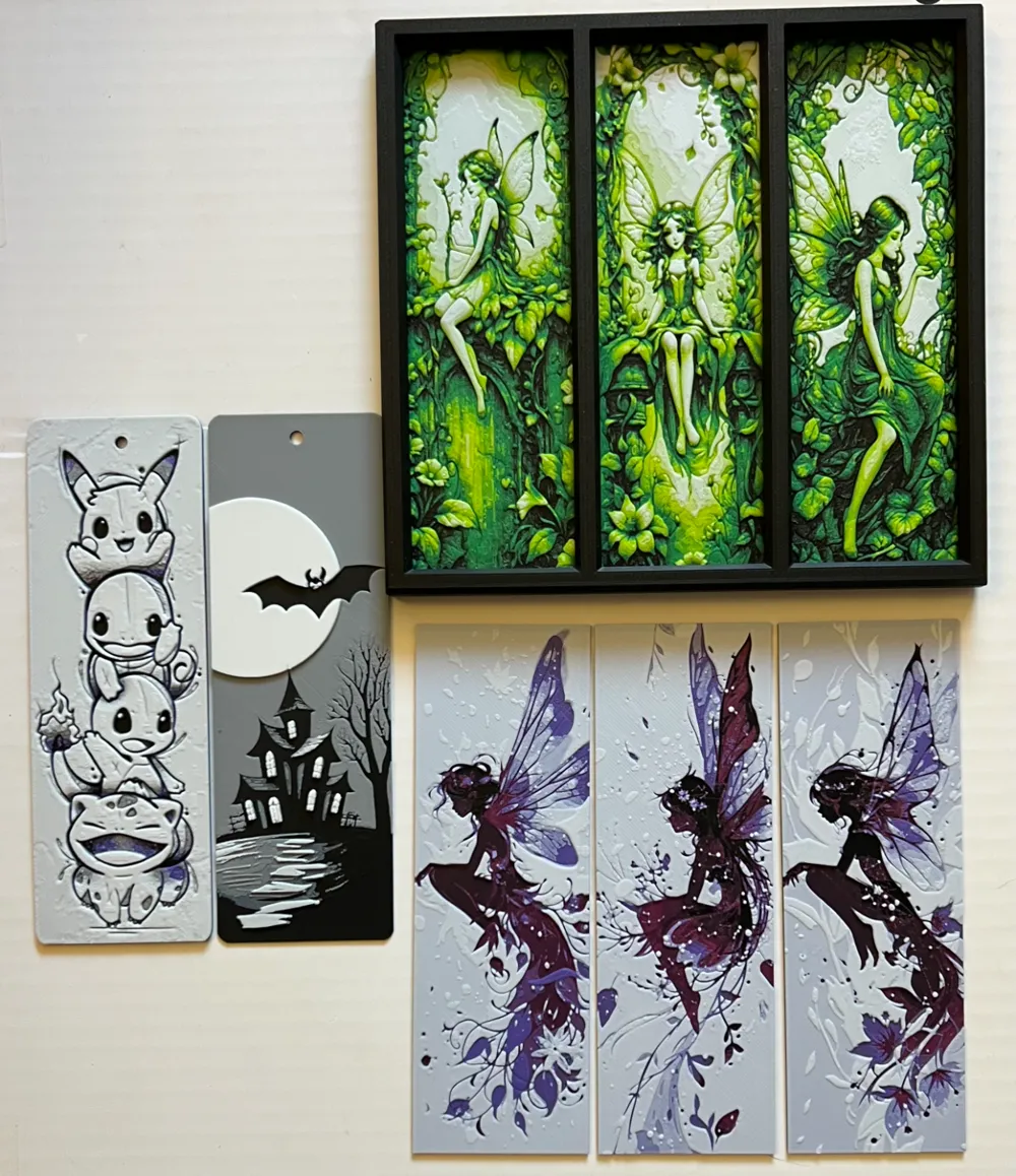 50 x 150 bookmark art frame Remixed by Eric M - MakerWorld