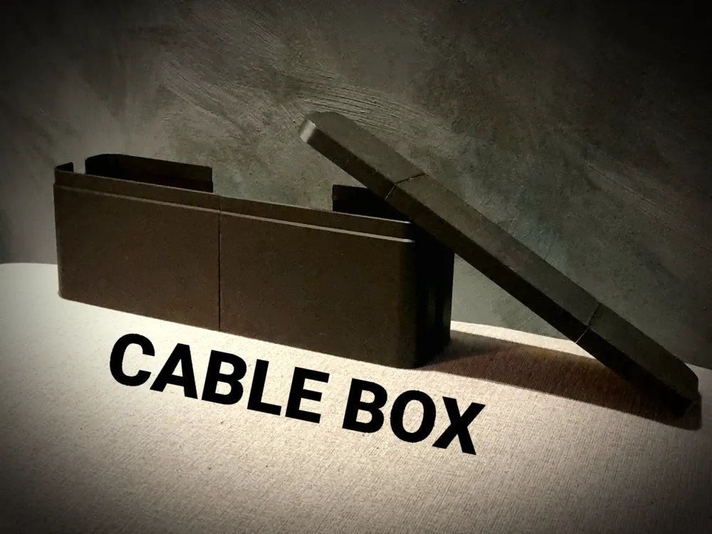 Cable Management Box Remixed by Sandholm - MakerWorld