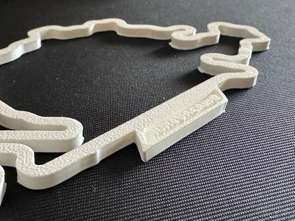 2D Nurburgring Track Silhouette by alfo_daniello MakerWorld: Download ...