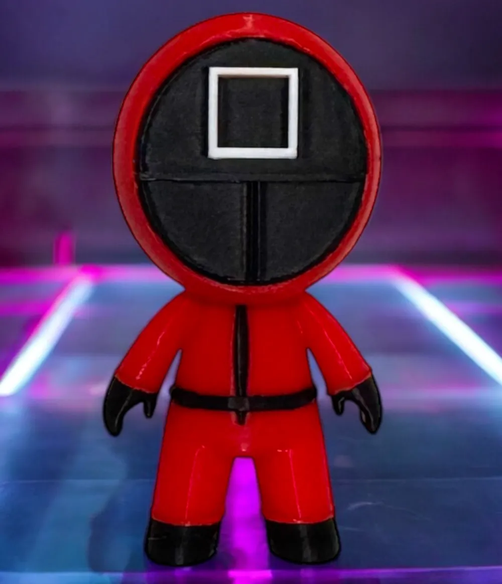 Squid Soldier Square figure model squid games by G.in.wonderland ...