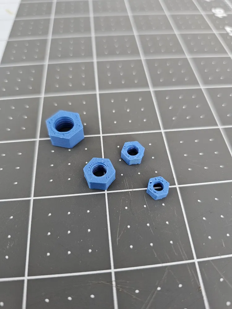 M6 Nut with Custom Thread Profile *Perfect Fit* by Perfect Prints ...