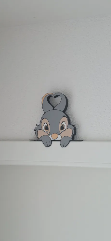 Disney Thumper door or shelf decoration - Free 3D Print Model - MakerWorld