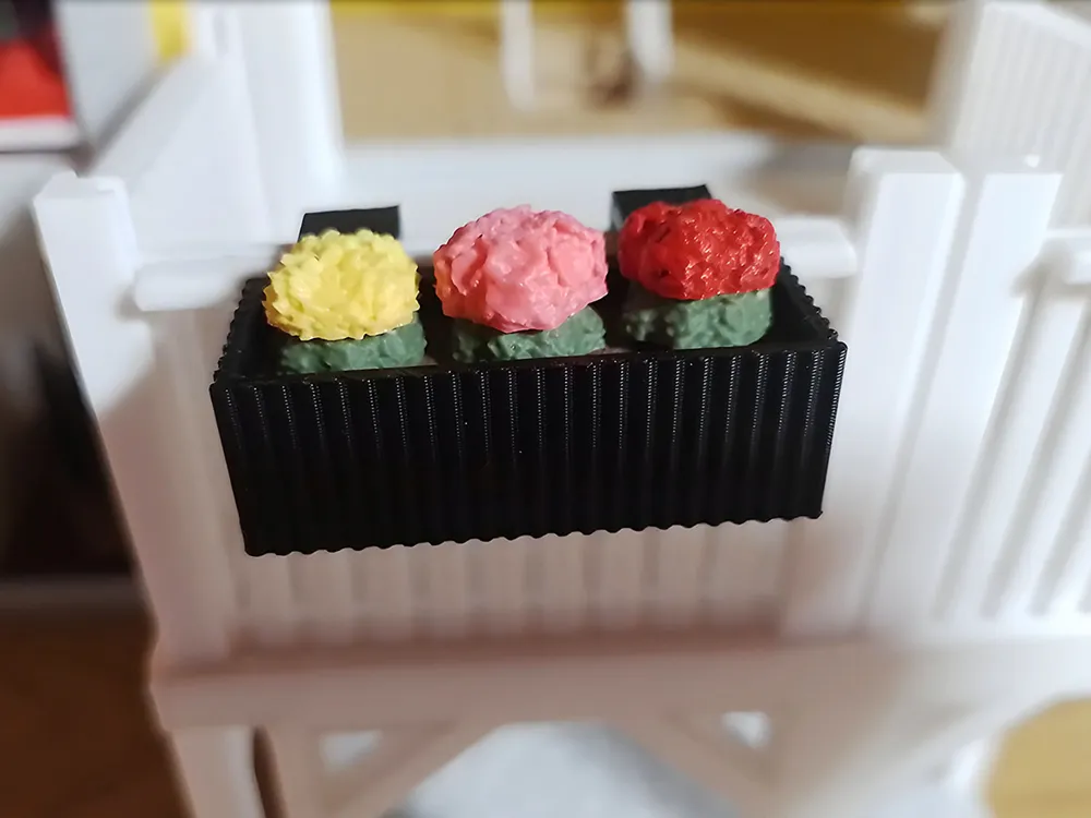 Dollhouse - Modular Patio Terrace Flower Planters - Free 3D Print Model ...