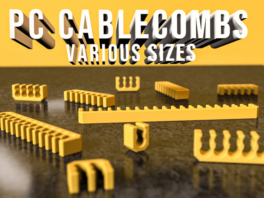 PC Cable Combs (Various Sizes) by misenique - MakerWorld