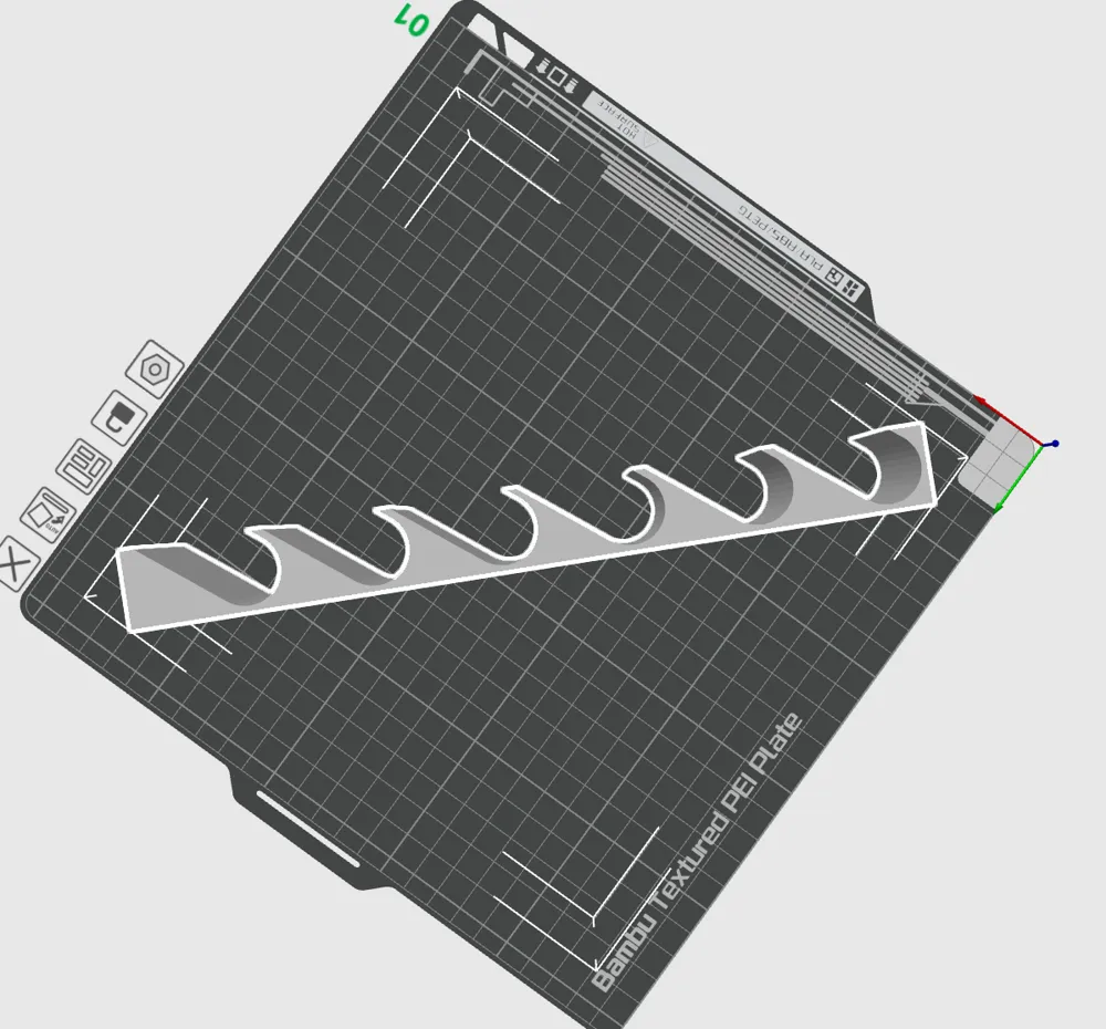 Low Profile Hand Tool Organizer - Free 3D Print Model - MakerWorld